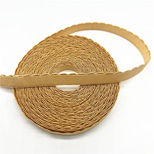 Crescent Elastic Lace Trim Fold Over Elastic Band for Sewing Lace Ribbon Waist Band Garment Accessory