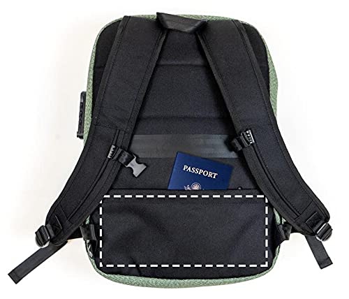 Coalatree Compass Durable Travel Laptop School Bag Backpack for Men and Women, Slate