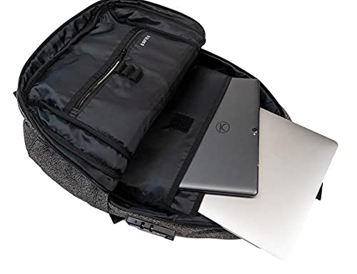 Coalatree Compass Durable Travel Laptop School Bag Backpack for Men and Women, Slate