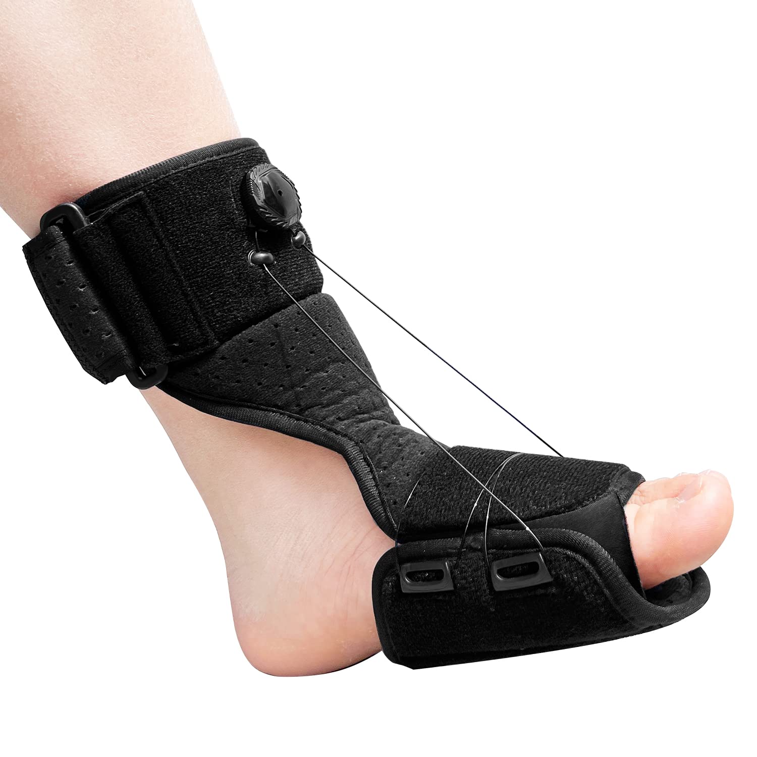 XRUIDI Upgrade Plantar Fasciitis Night Splint With Knob Adjustment, Plantar Fasciitis Women Men, Relief Brace Foot Support Brace, Relief Plantar Fasciitis, Foot Drop, Achilles Tendonitis