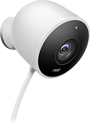 Google Nest Hello Front Door Bundle with 7 inch Display and Wired Camera Doorbell and Wired Nest Cam Outdoor Security Camera