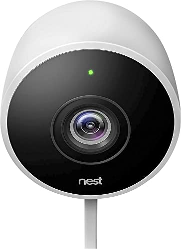Google Nest Hello Front Door Bundle with 7 inch Display and Wired Camera Doorbell and Wired Nest Cam Outdoor Security Camera