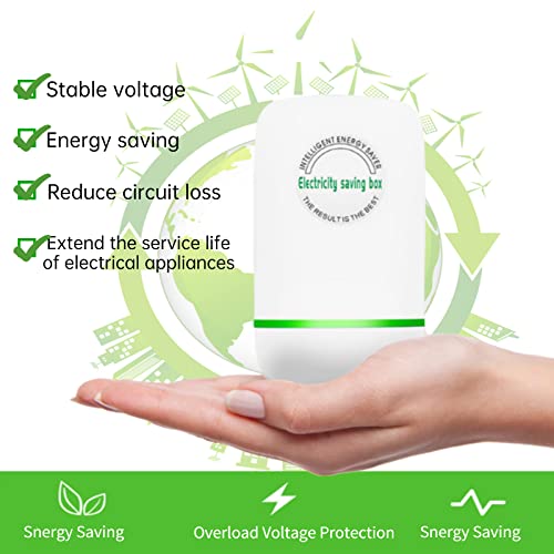 Gbbazu Pro Power Saver, Upgrade Electricity Saving Device Save Electricity Box, Household Smart Power Energy Saver Reduce Electric 30KW, Us Plug 90V-250V, Pro Power Save Device (2 Pack)