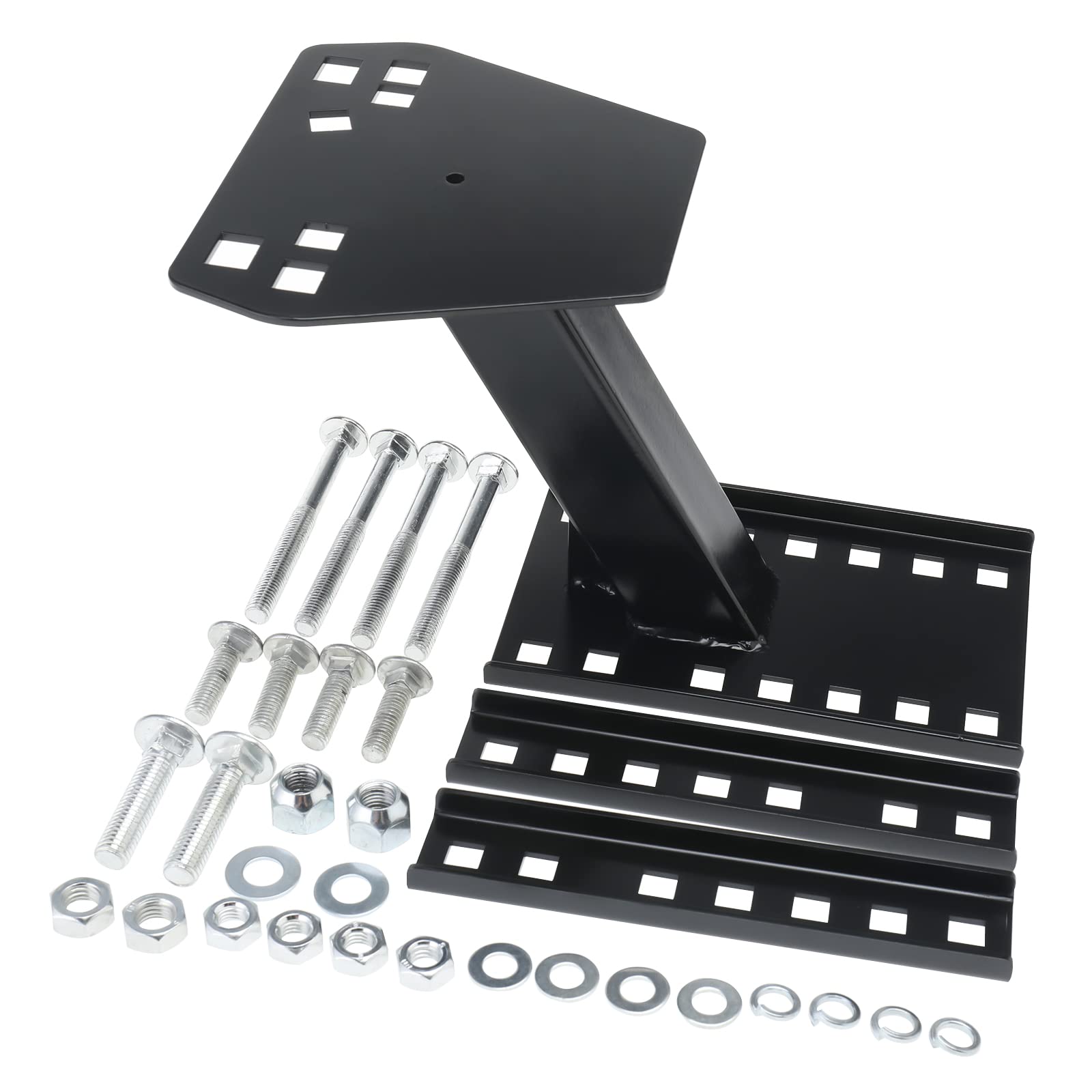 Yaegoo Spare Tire Carrier, Spare Tire Mount for 4 & 5 & 6 & 8 Lugs Trailer Wheels on 4" 4.5'' 4.75'' 5" 5.5" 6" 6.5" Bolt Patterns