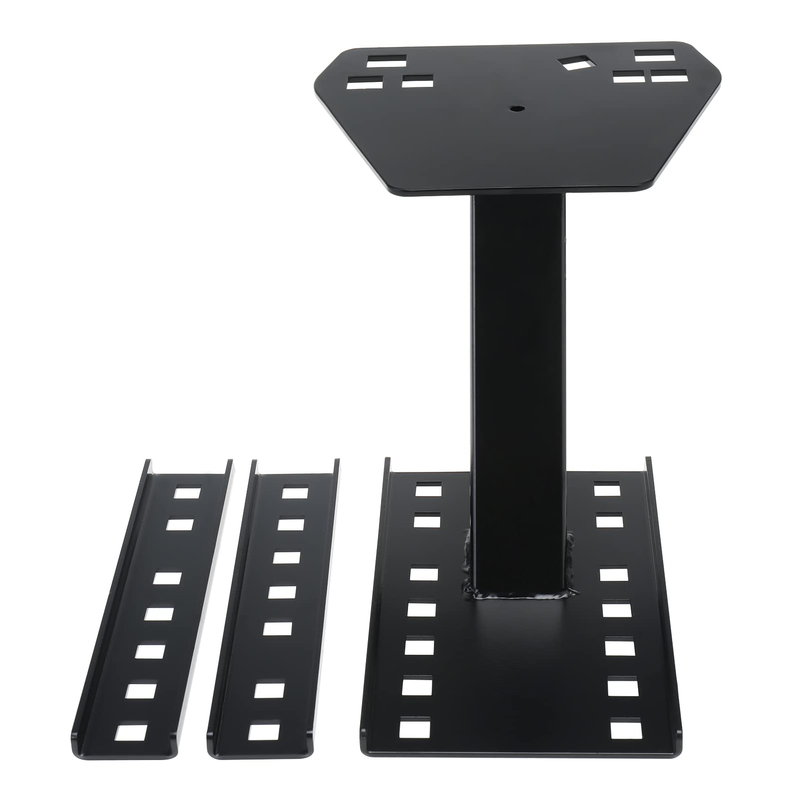 Yaegoo Spare Tire Carrier, Spare Tire Mount for 4 & 5 & 6 & 8 Lugs Trailer Wheels on 4" 4.5'' 4.75'' 5" 5.5" 6" 6.5" Bolt Patterns