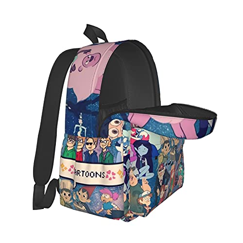 Anime Eddsworld Backpack Unique Travel Laptop Backpack Business Daypack Microfiber Large Backpack For Teen Boys And Girls