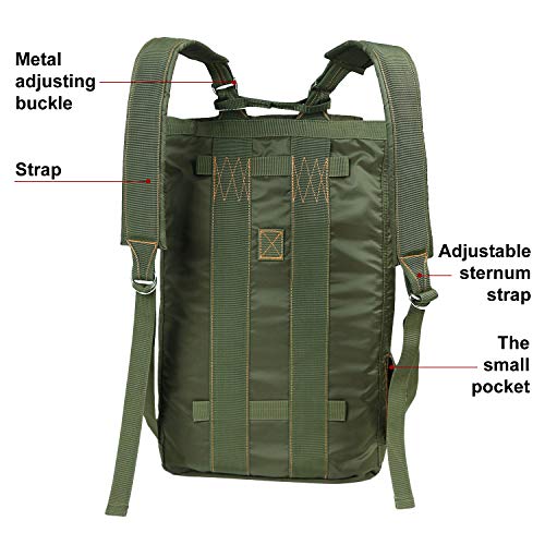 AIR FORCE Parachute Buckles Hook Rucksacks Nylon Tactical Deployment Backpack