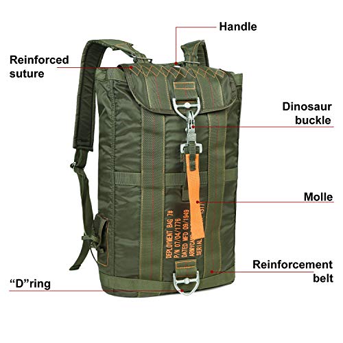 AIR FORCE Parachute Buckles Hook Rucksacks Nylon Tactical Deployment Backpack