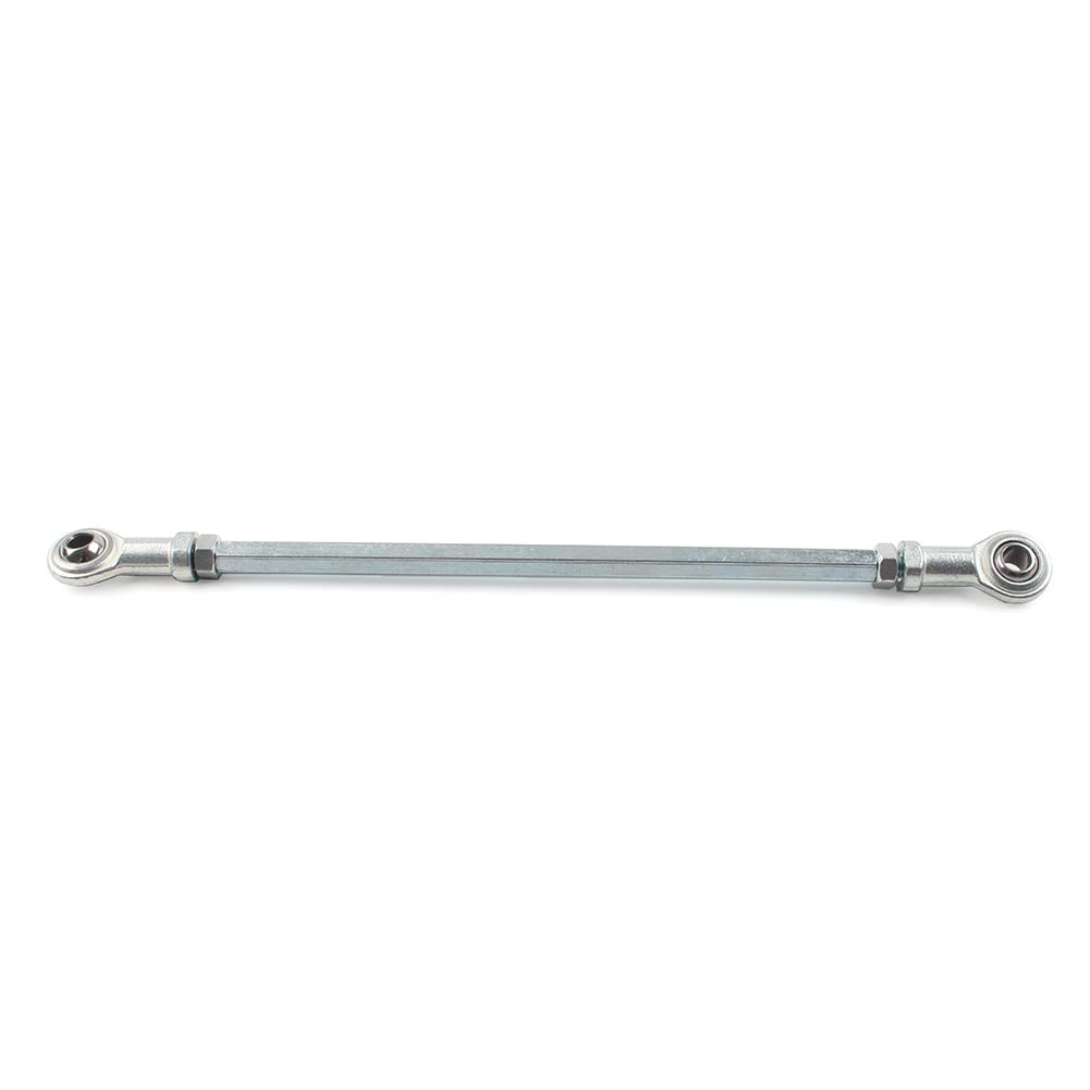 FSFY M8260mm Adjustable Steering Tie Rod kit Ball Joint Ball Joiner Bolt Tie for 49cc Electric ATV Go Kart Accessory Steering Column Steering Suspension Silver