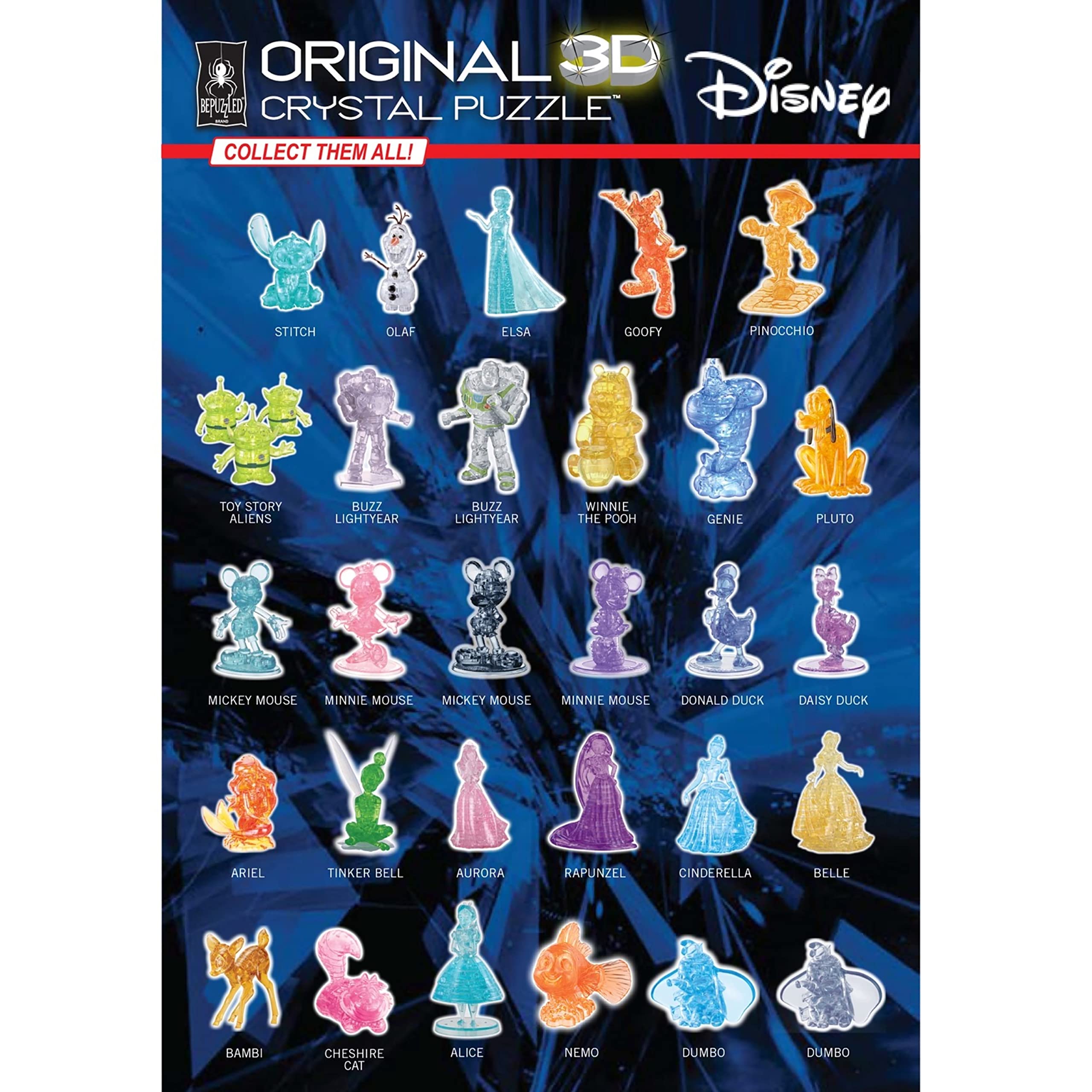 Bepuzzled, Disney Platinum Marie: Purr-fectly Charming 3D Crystal Puzzle Straight from The Aristocats, Ages 12 and Up