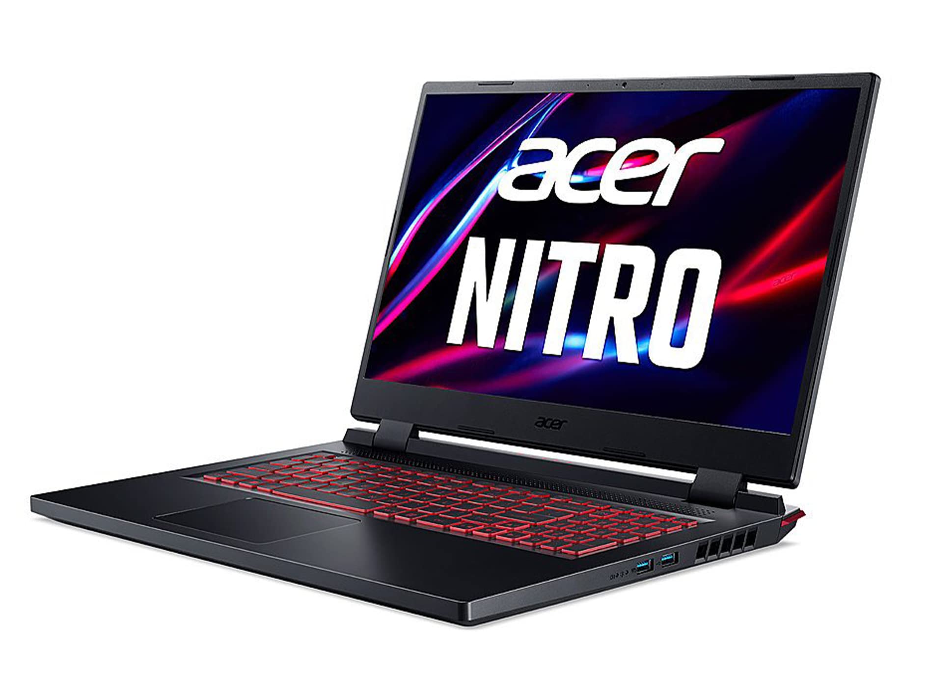 acer 2022 Nitro 5 17.3" FHD 144Hz IPS Gaming Laptop, Intel Core i5-12500H, 16GB RAM, 512GB PCIe SSD, Backlit, NVIDIA GeForce RTX 3050, Win11 Pro, Black, 32GB SnowBell USB Card