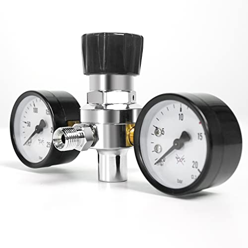 BLUE FLAG Nitrous Oxide Pressure Regulator Pressure Reduction Valve, for 580G, 615G, 1.5L, 2.2L, 3.3L Cream Charger Cylinder
