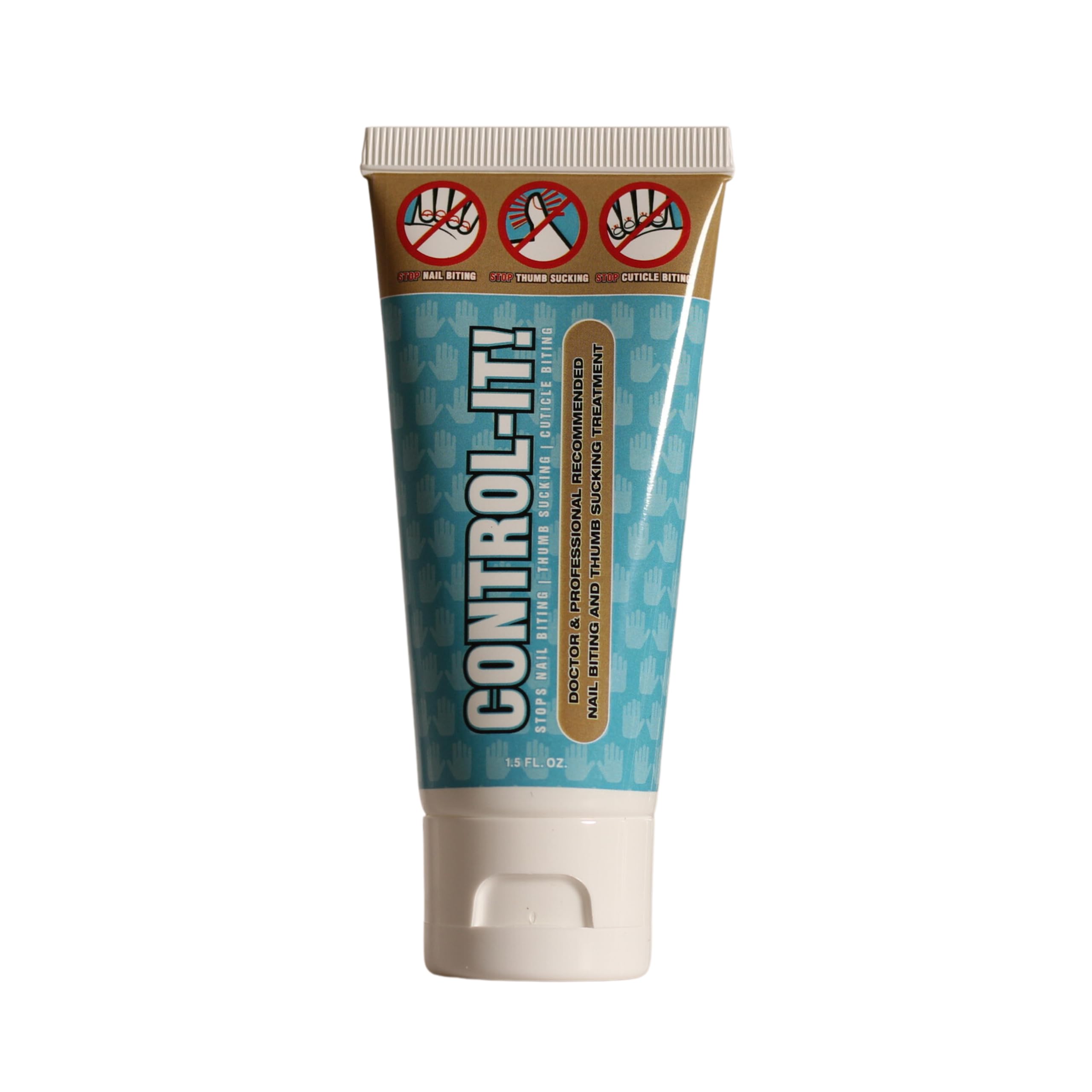 Control-It Natural Nail Biting & Thumb Sucking Solution | 100% Natural Kid Safe Bitter Taste Deterrent | Gentle on Skin, Teeth, Nails | Kids, Adults & Teens | 21 Consecutive Days To See Results