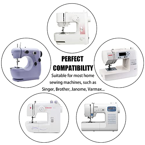 60Pcs Sewing Machine Needles Set Universal Standard Needle for Singer, Brother, Janome, Varmax, Home Sewing Machines Needles in Size HAX1 65/9, 75/11, 80/12, 90/14, 100/16, 110/18