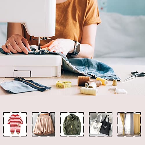 60Pcs Sewing Machine Needles Set Universal Standard Needle for Singer, Brother, Janome, Varmax, Home Sewing Machines Needles in Size HAX1 65/9, 75/11, 80/12, 90/14, 100/16, 110/18