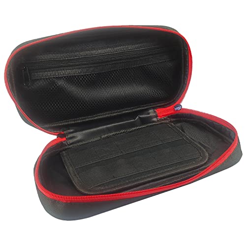 HYGAMOCC Carrying Case for Nintendo Switch/Switch Oled Electronics/Power Bank/ Hard Driver, Foldable Soft Durable Travel Carrying Case Pouch with 10 Cartridges