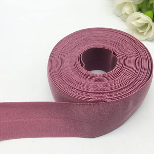 5yards/Lot 25mm Elastic Band Fold Over Lace Elastic for Sewing Trim Waist Band Garment Accessory Ribbon