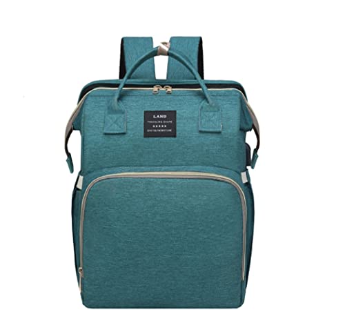 Shiaodsspcv Baby Diaper Bag Backpack-Baby Bag for Boys & Girls, Baby Diaper Backpack, Foldable Baby Diaper Bags (Green)