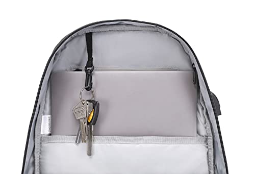 Joymoze Waterproof Stylish Girl Backpack Cute Laptop Backpack for Women Black