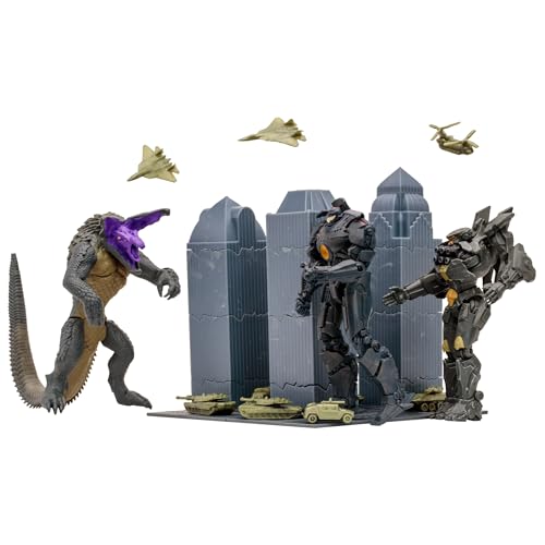 Pacific Rim McFarlane Toys Starter Pack Playset with Comic, Gold Label, Amazon Exclusive