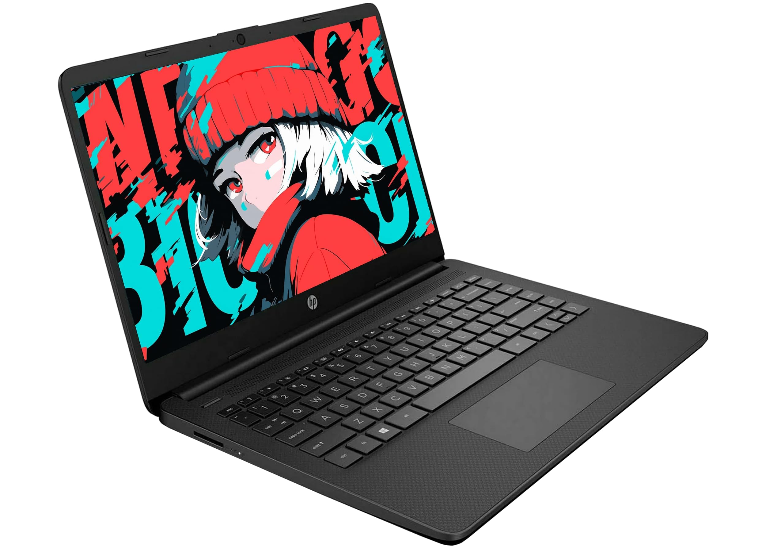 HP Newest 14" Touchscreen Laptop, AMD Ryzen 3 5300U Quad-Core Processor, 8GB DDR4 RAM, 256GB PCIe SSD, 1366 x 768 HD Touch Display, AMD Radeon Graphics, HD Webcam, HDMI, Windows 11 Home, Black/OLY
