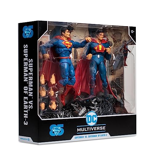 McFarlane Toys - DC Multiverse Superman vs Superman of Earth-3 with Atomica 7in Figure 2pk