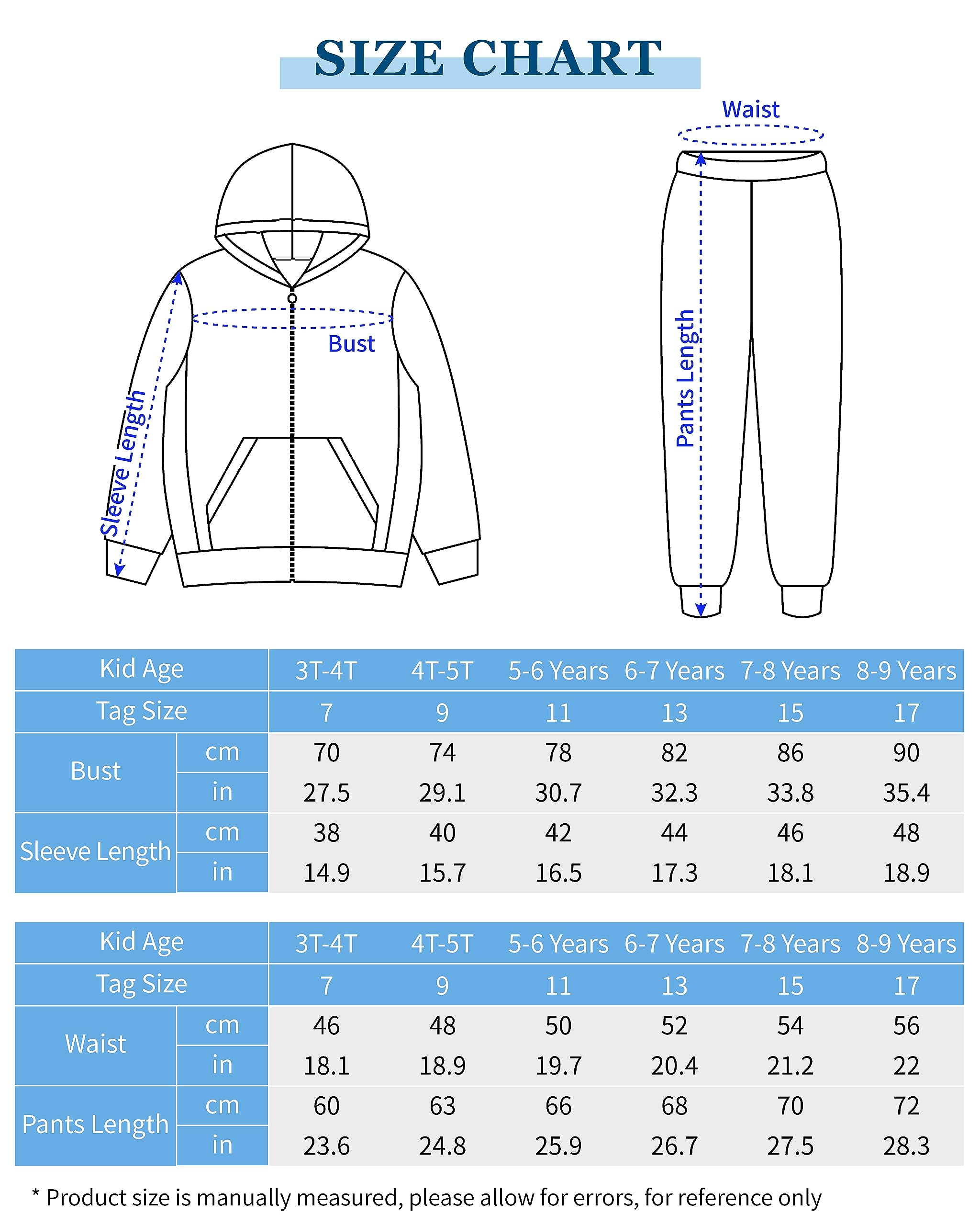 ROROANCO Premium Quality Korean Clothes Toddler Boys Girls Sweatsuit Tracksuit Activewear Set 3T-9Years (US, Age, 7 Years, 8 Years, Grey)