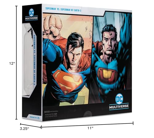 McFarlane Toys - DC Multiverse Superman vs Superman of Earth-3 with Atomica 7in Figure 2pk