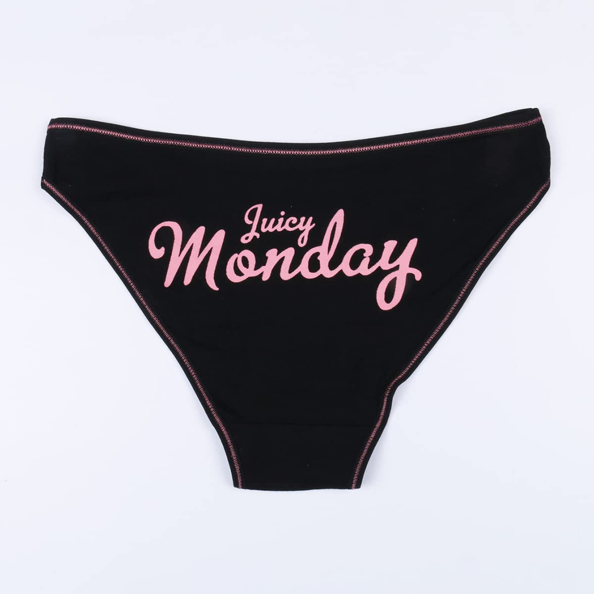 Bestmaple 7 Pack Women Knickers Underwear Cotton Every Weekdays Ladies Panties Week Days Printed Briefs (as1, alpha, l, xx_l, regular, regular) Multi