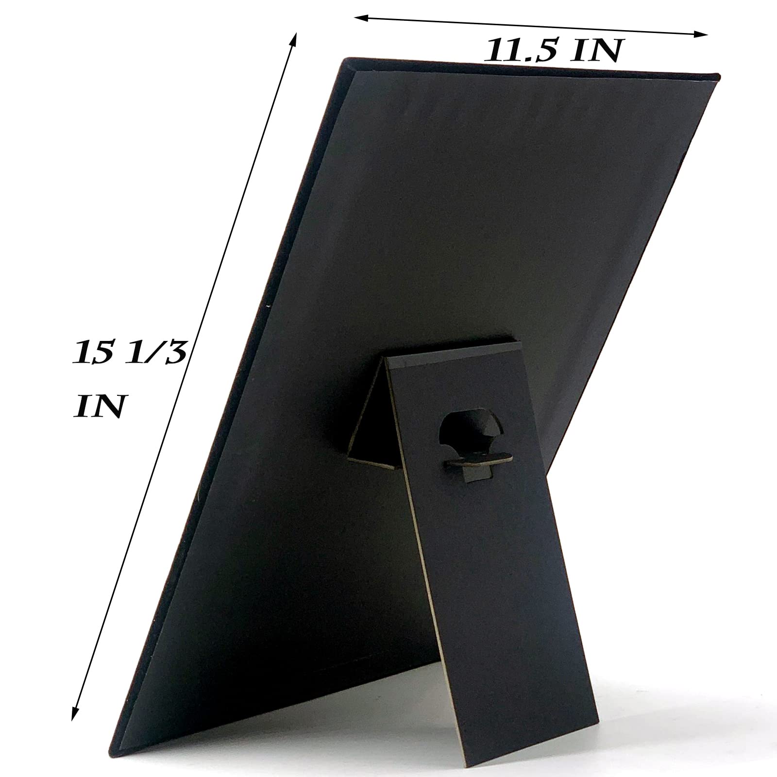 BUOOKCY 15 Inches Tall Necklace Display Stand, Necklace Display Stands for Selling,Black Velvet Jewelry Display Stand.(2 Pack)