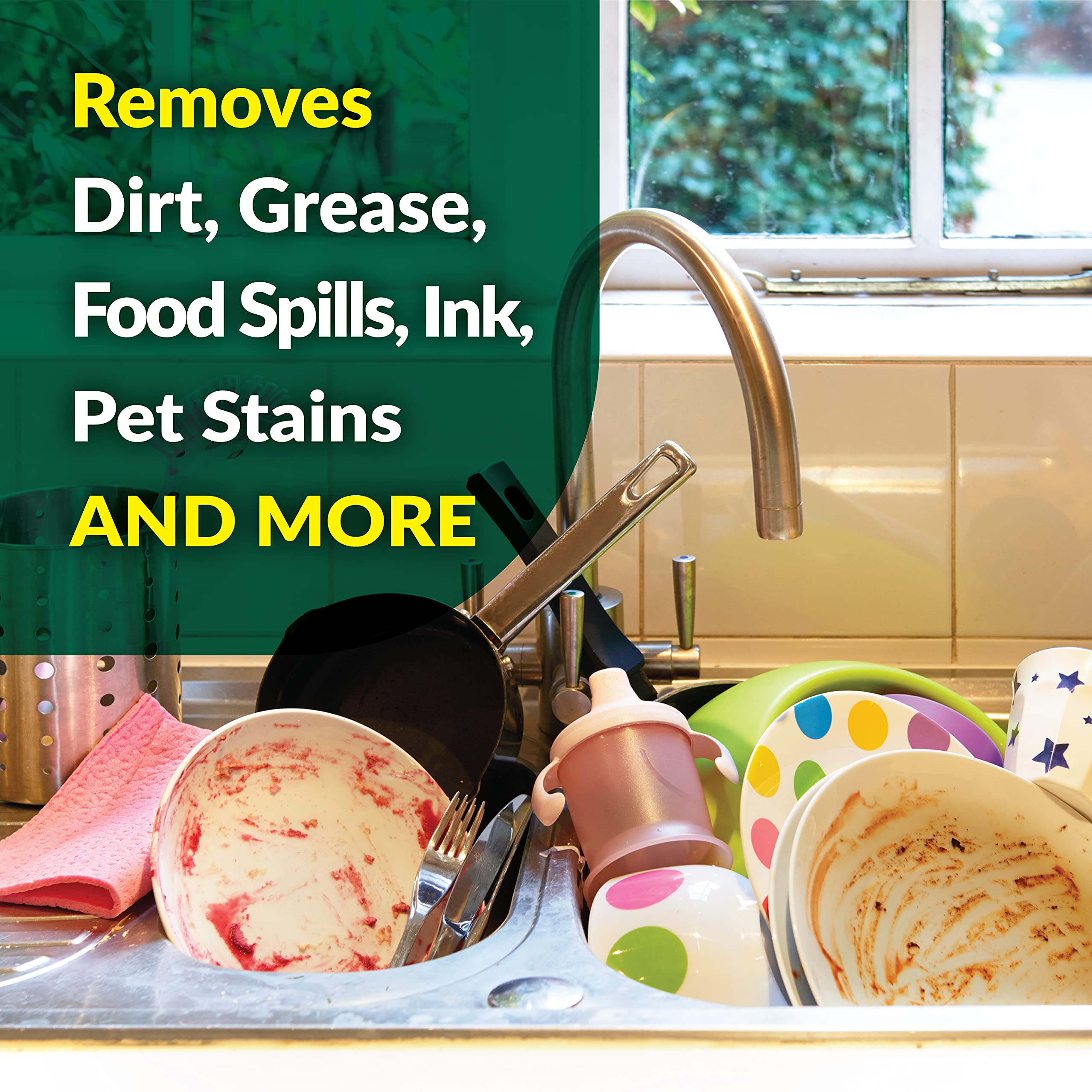 Simple Green All-Purpose Cleaner (Pack of 3) + Windex Glass Cleaner (Pack of 2)