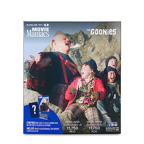 McFarlane Toys - WB 100: Sloth (The Goonies) Movie Maniacs 6in Posed Figure
