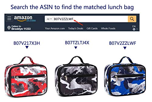 BLUEFAIRY Kids Backpacks for Boys Girls Camo Elementary School Bags Bookbags Lightweight Durable (Red Camo)