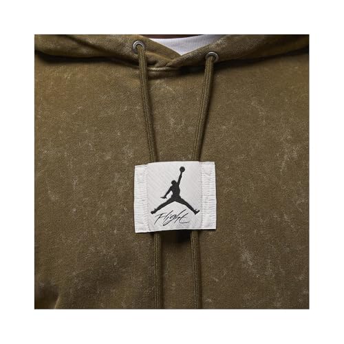 Nike Jordan Essentials Fleece Men's Hoodie (as1, alpha, l, regular, regular, Light Olive)