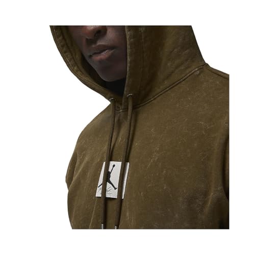 Nike Jordan Essentials Fleece Men's Hoodie (as1, alpha, l, regular, regular, Light Olive)