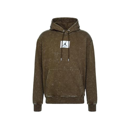 Nike Jordan Essentials Fleece Men's Hoodie (as1, alpha, l, regular, regular, Light Olive)