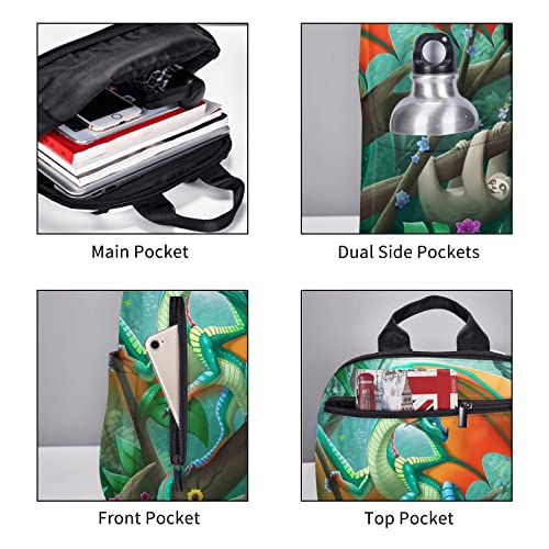 Travel Laptop Anime casual Backpack Camping Cyclingo Outdoor Activitie Daily Life Bag 14.6”X10.2”X4.9”Medium-Size