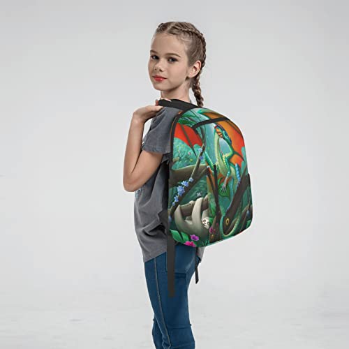 Travel Laptop Anime casual Backpack Camping Cyclingo Outdoor Activitie Daily Life Bag 14.6”X10.2”X4.9”Medium-Size