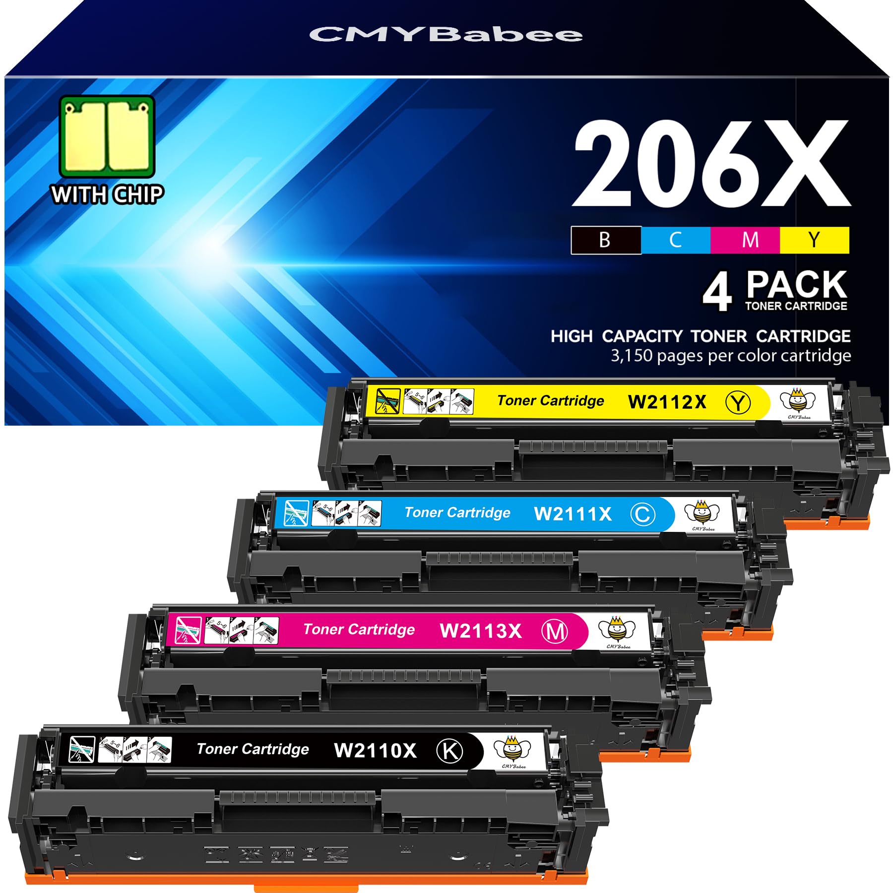 CMYBabee Compatible Replacement for Toner Cartridge
