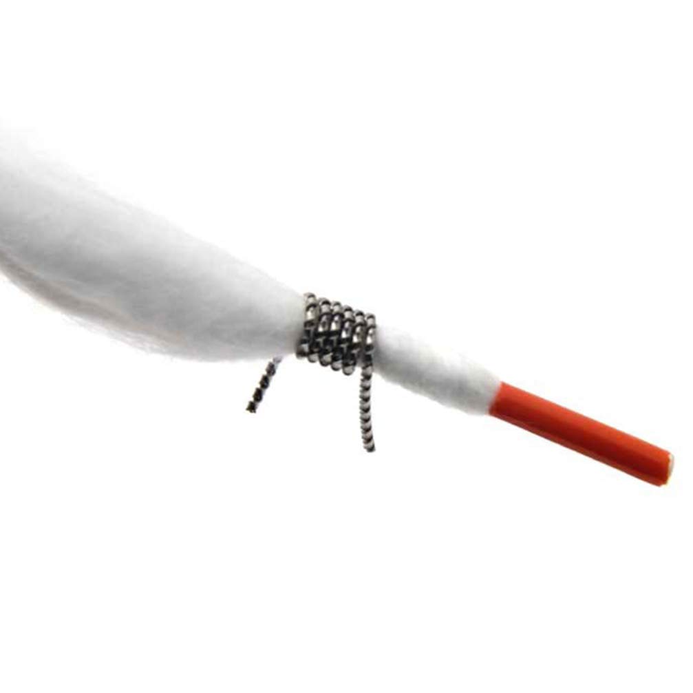 Beavorty 40PCS Organic Shoelace Cotton Sticks Japanese Organic Doctor Shoelaces Cotton Coil Clouds Shoelace Style Cotton Threads Wick