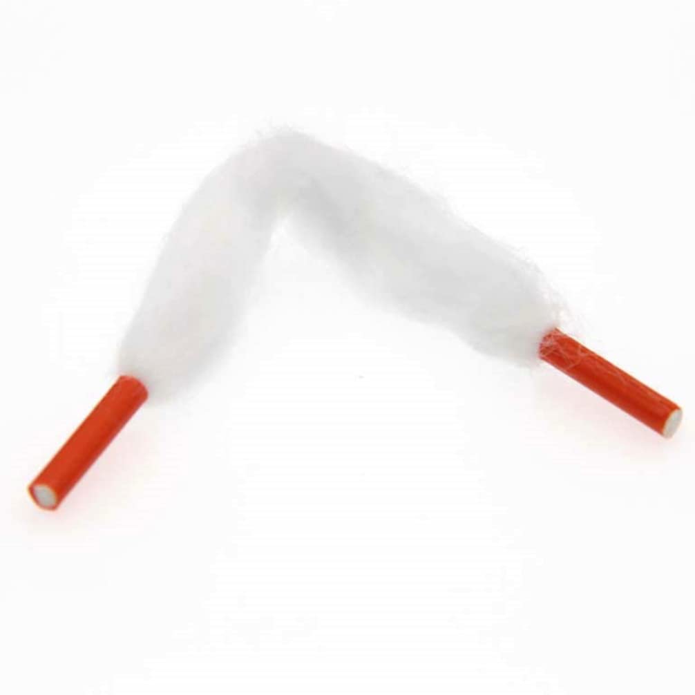 Beavorty 40PCS Organic Shoelace Cotton Sticks Japanese Organic Doctor Shoelaces Cotton Coil Clouds Shoelace Style Cotton Threads Wick