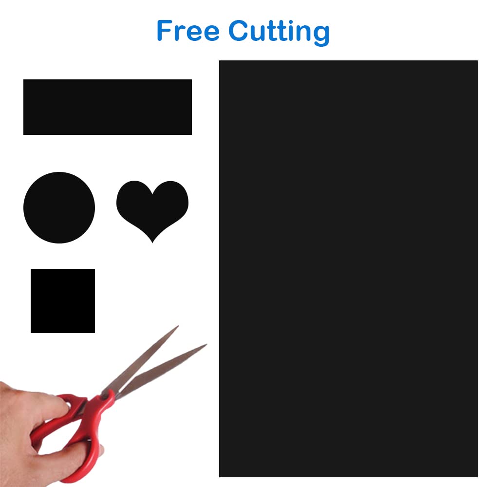 11.8x8.2 inches Light Dimming Stickers Adhesive Film Light Blocking Cover Filter for Electronics, Alarm Clock, Monitor, LED Light, LCD Panels, 4 Pieces