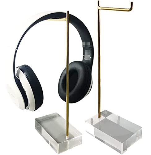 SCUUBE Headset Stand Headphone Stand Acrylic Mirror Earphone Holder Non-Slip Base Suitable for Earphone Gaming Save Space Headset Holder Headphones Holder