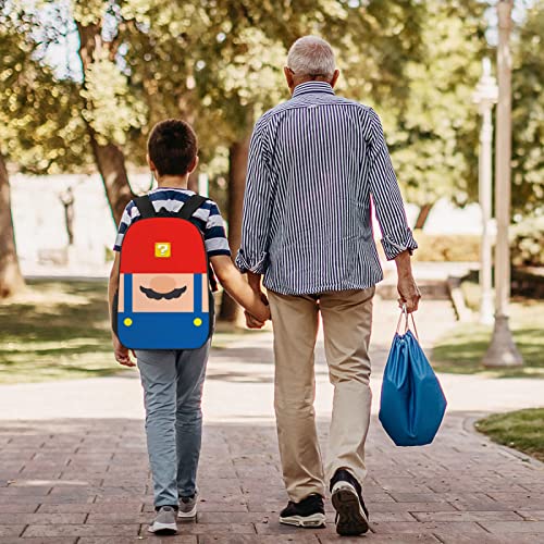 TUOKEO Gaming Characters Backpacks for Boys Girls, Cute Waterproof Backpack for School Fans Gifts 17 Inches