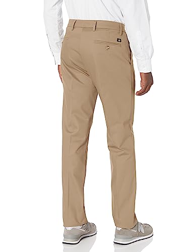 Dockers Men's Slim Fit Signature Iron Free Khaki with Stain Defender Pants, Timberwolf, 36W x 30L