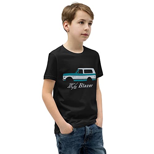1971 Chevy K5 Blazer CST Vintage Truck Owner Youth Short Sleeve T-Shirt Black