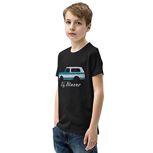 1971 Chevy K5 Blazer CST Vintage Truck Owner Youth Short Sleeve T-Shirt Black