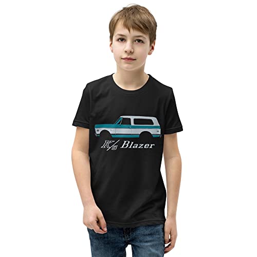1971 Chevy K5 Blazer CST Vintage Truck Owner Youth Short Sleeve T-Shirt Black