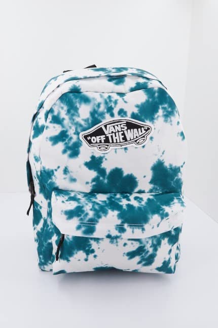 Vans Realm Deep Blue Teal Backpack, Tie Dye, One size