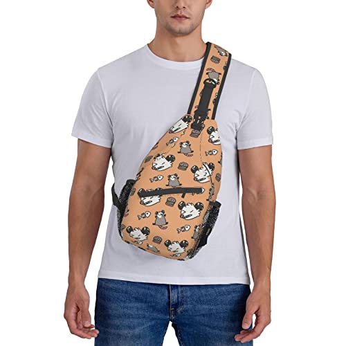 Opossum Pattern Outdoor Hiking Backpack :>> Suitable For Men And Women Riding Strong And Sturdy High Storage Capacity Daily Travel